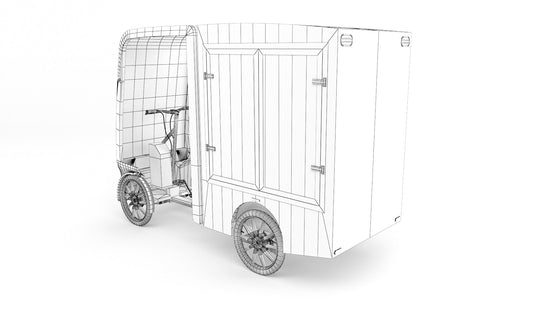 EAV 2Cubed electric cargo bike 3D model – patrickgoud